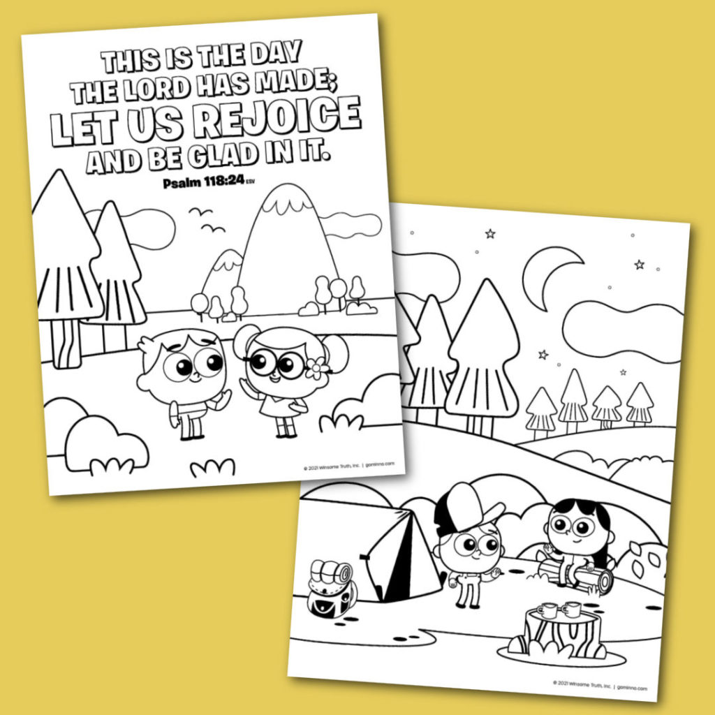 Free Fall Coloring Pages from Minno - Minno Kids
